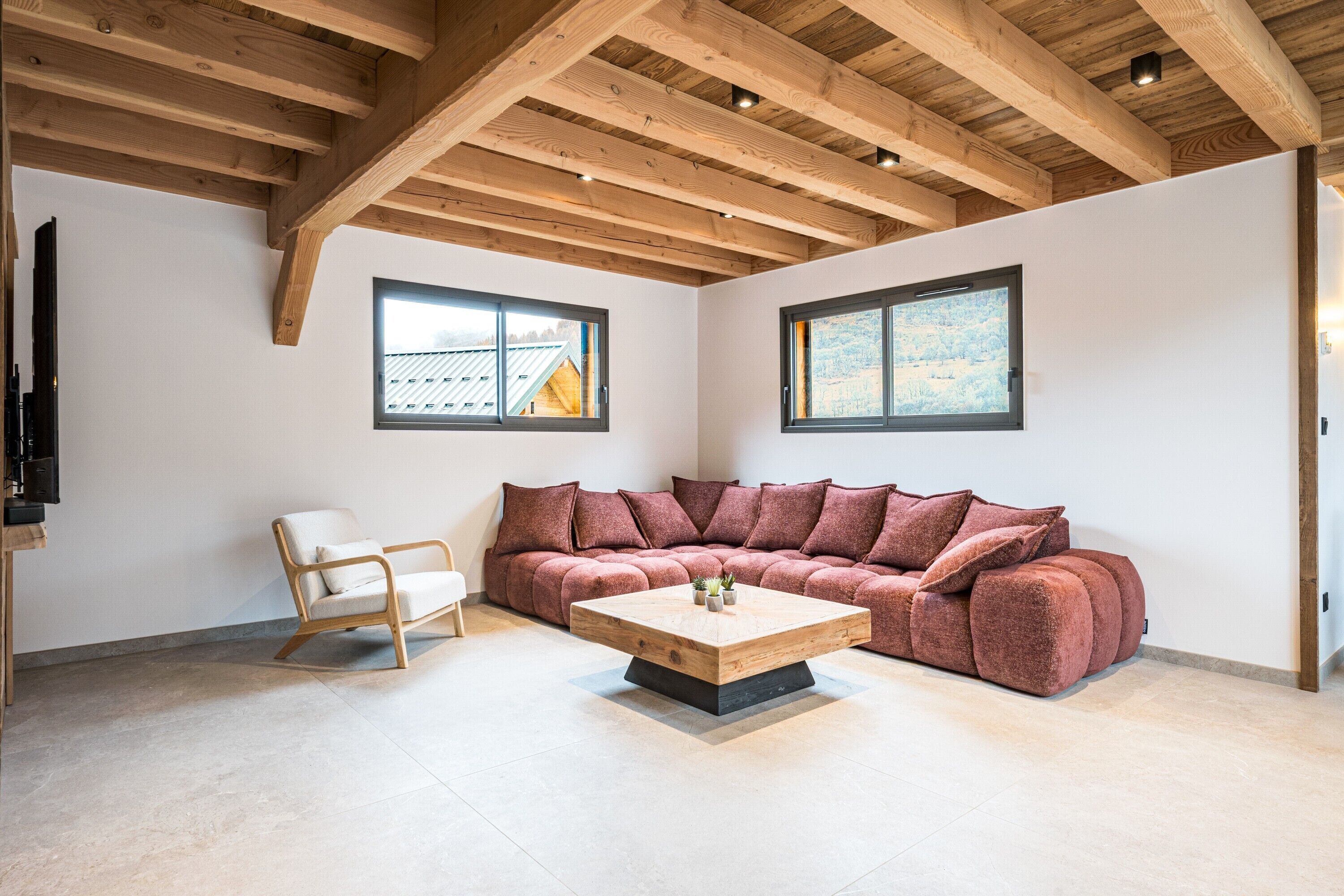 Chalet 'L'orée' With Mountain View, Private Garden, And Wi-fi - Valloire
