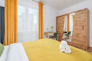 Apartamento Comfort, Vista para a cidade | Cortinas/cortinados opacos, quartos insonorizados