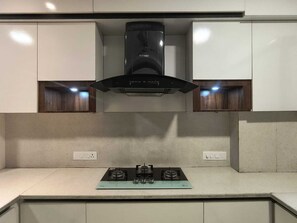 Apartamento de Luxo, vista para a colina | Cozinha privada