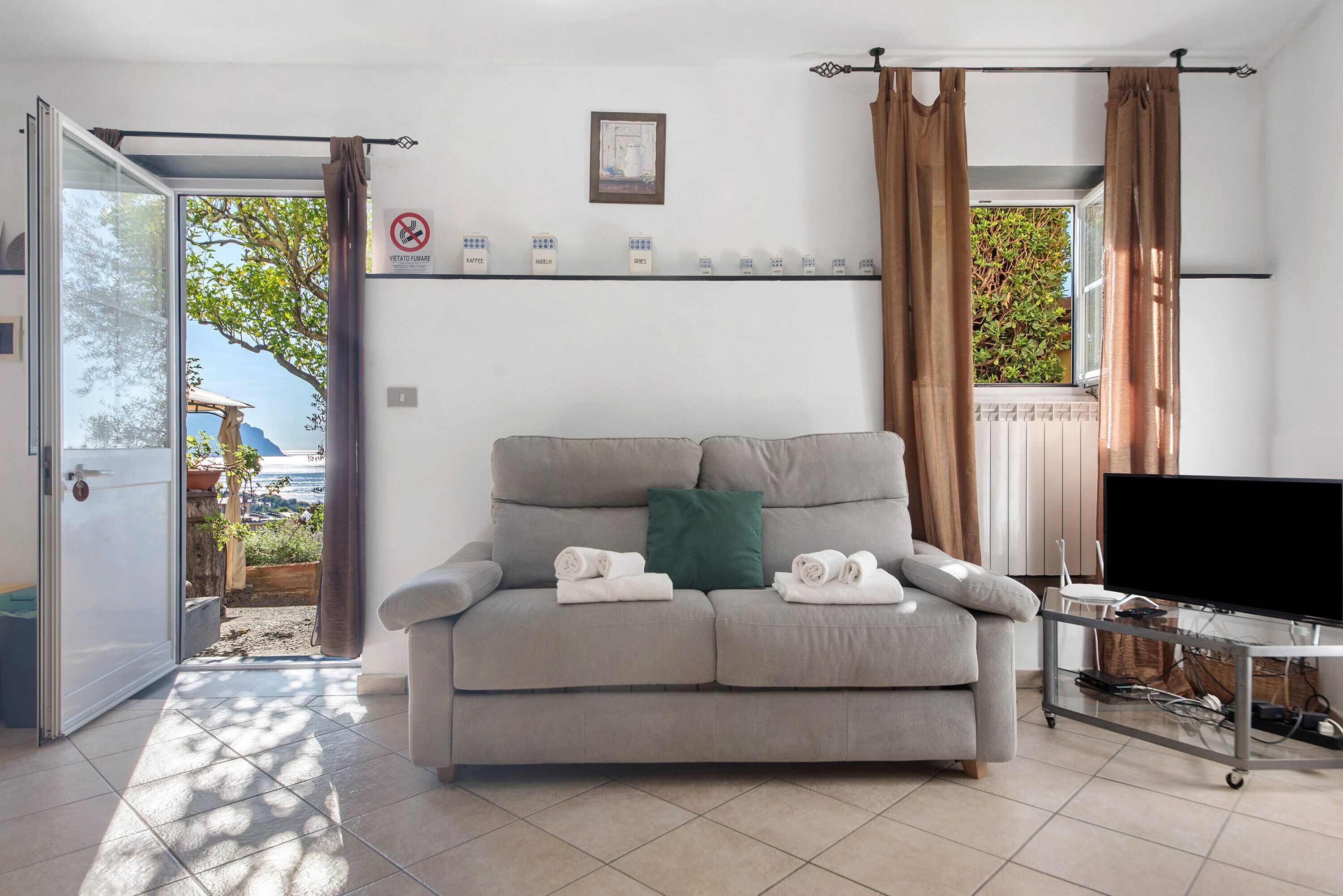 Apartment 'Orchidea' With Sea View, Wi-fi And Air Conditioning - Genoa