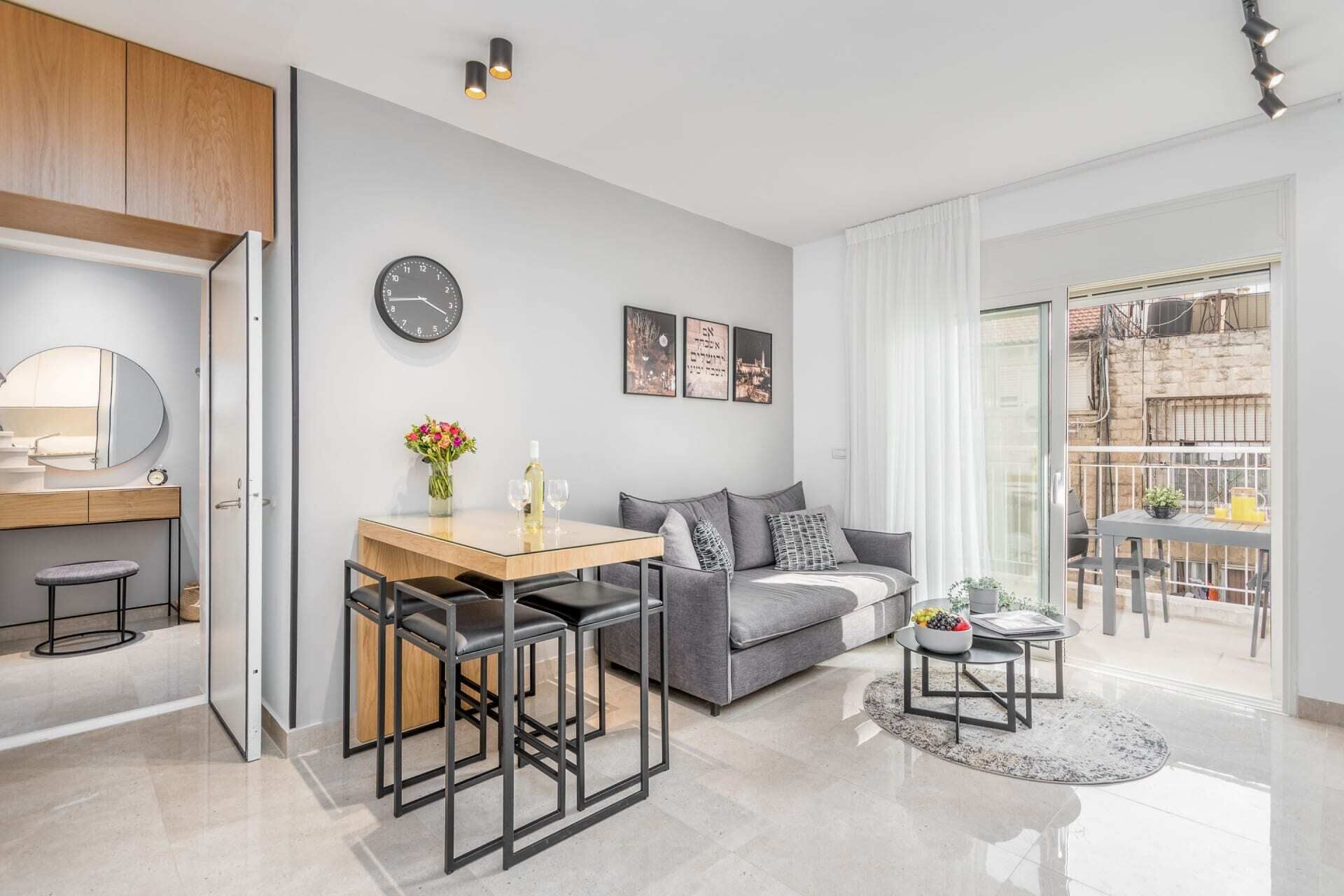 Machane Yehuda 5 - Una Habitación Piso, Capacidad 4 - Jerusalem