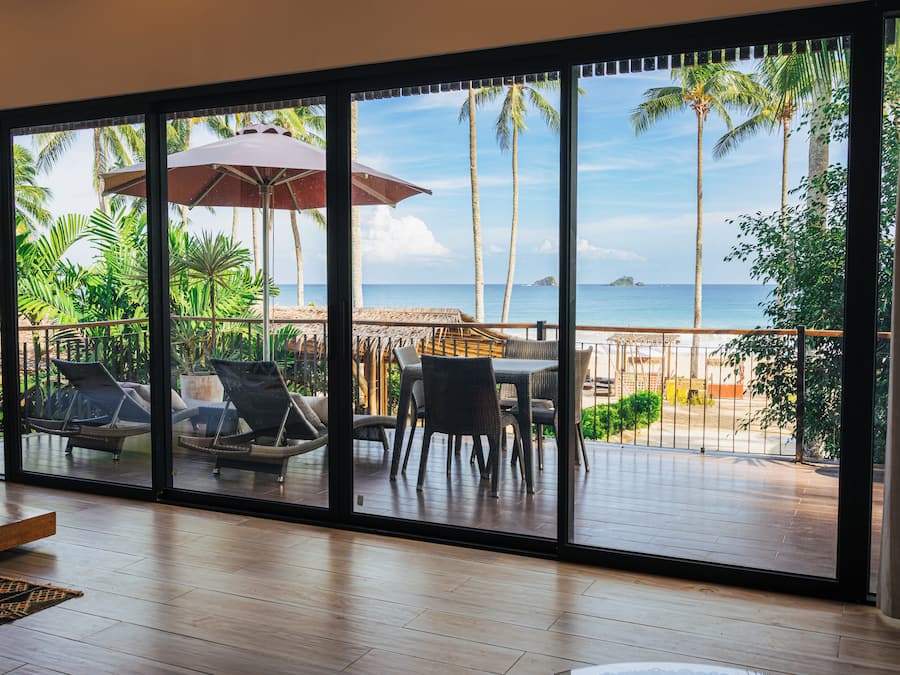 Executive Beach Front Villa | Vista da sacada