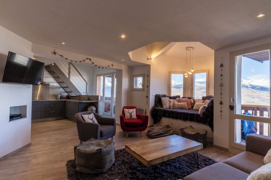 Ski In Large Luxury Apartment In Les Coches With Dual Balcony - Belle Plagne