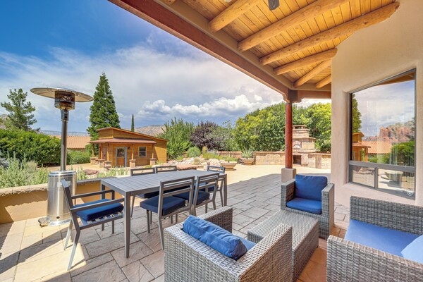 1/2 Mi To Airport Mesa! Hot Tub Haven W/ Mtn Views - Sedona, AZ