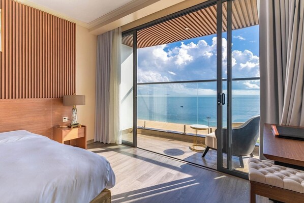 Quarto Premier, vista para o oceano | Ferro/tábua de engomar, Wi-fi grátis 