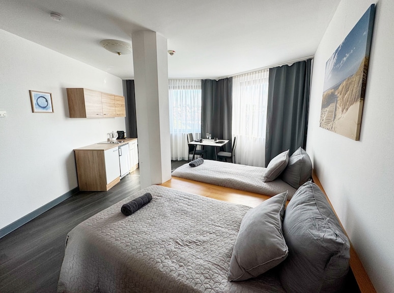 Estudio-baño Privado-confortable-vista A La Ciudad - Schwarzwald