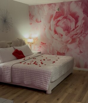 Quarto Lua de Mel, 1 cama king-size | Wi-fi grátis, roupa de cama fornecida 