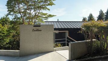 Entrada do alojamento