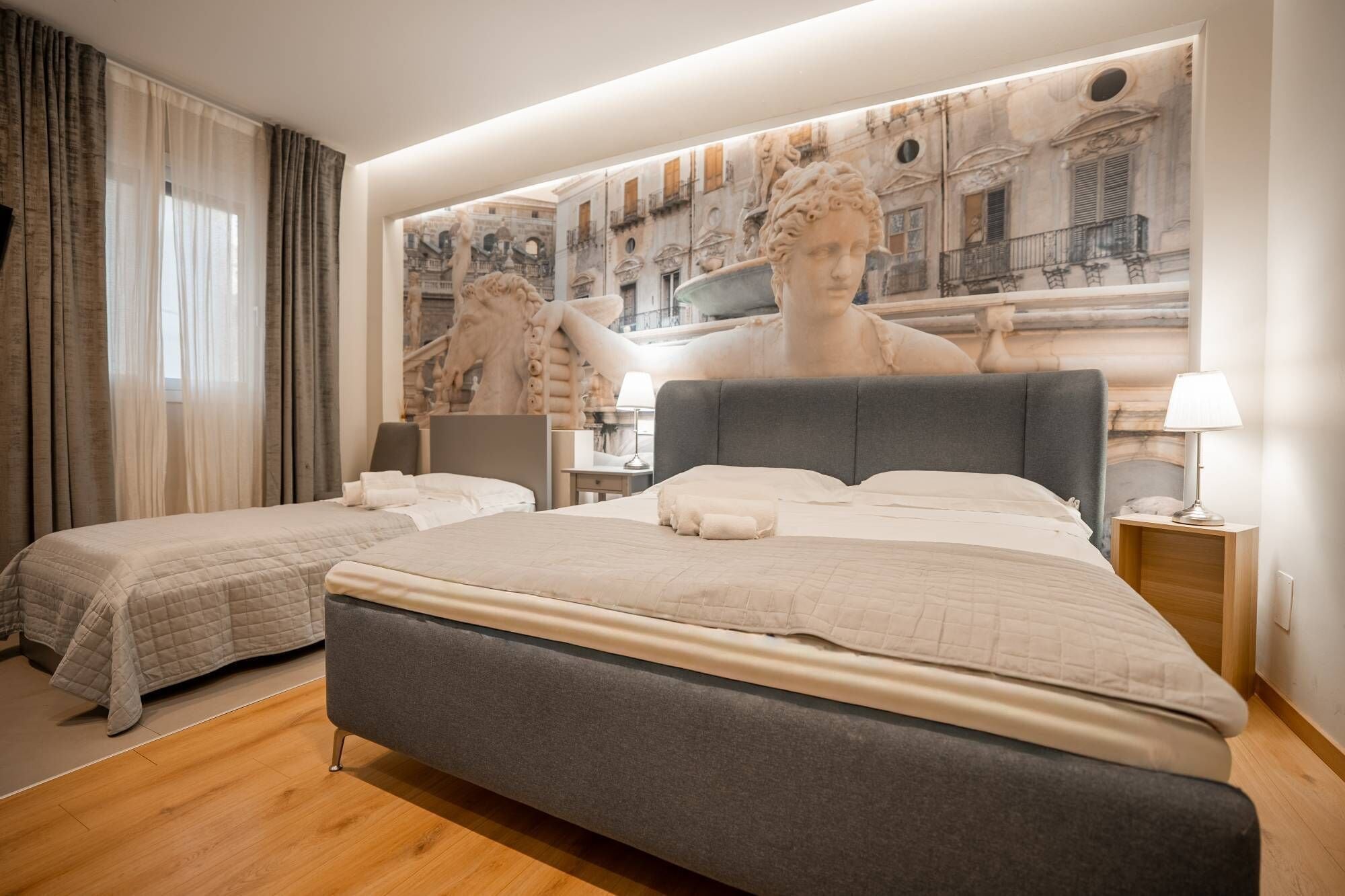 Quarto Triplo Comfort | Cortinas/cortinados opacos, quartos insonorizados 