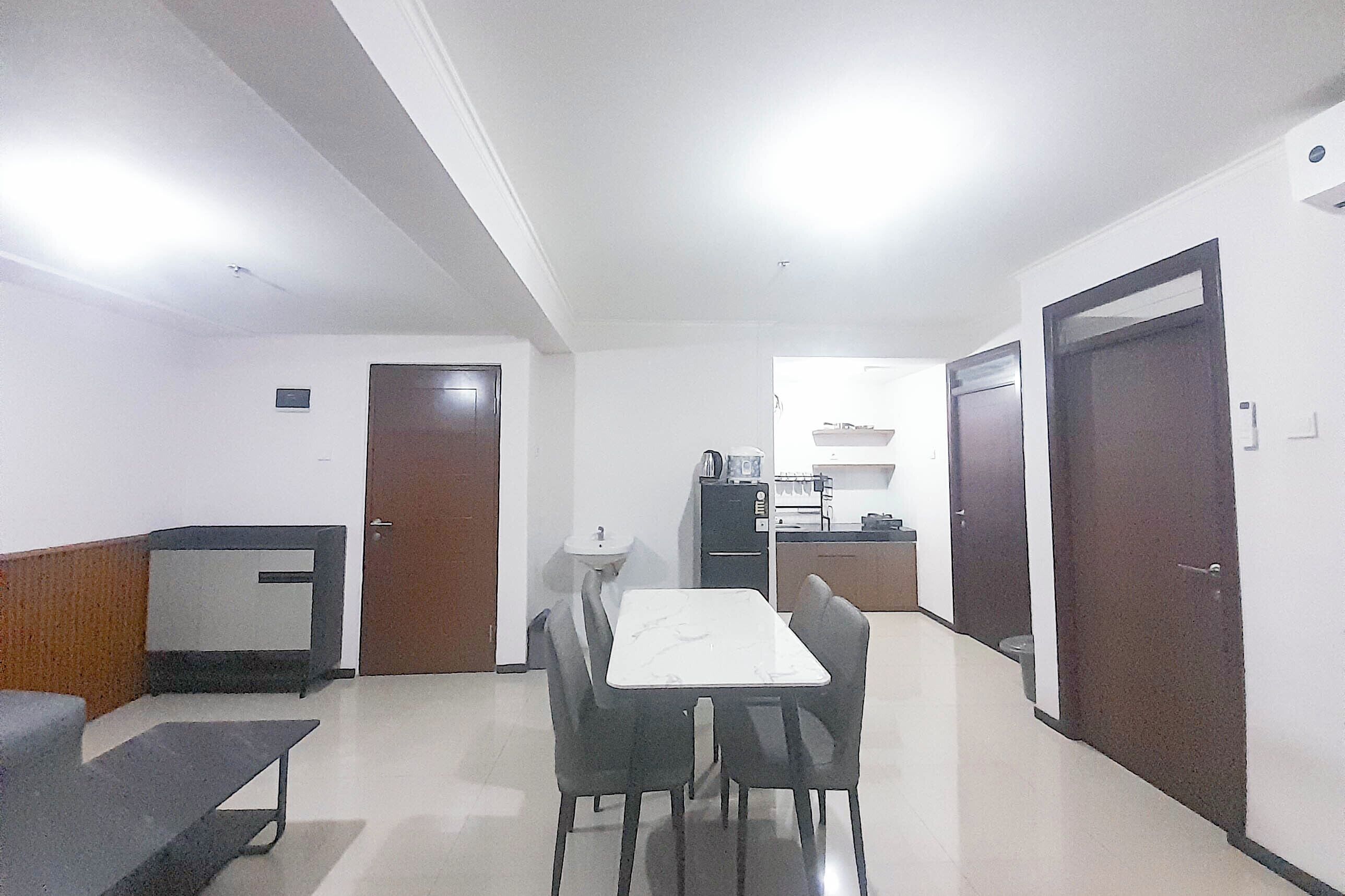 Apartamento standard | Opções para refeição no quarto