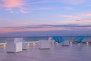 Terraço no piso superior