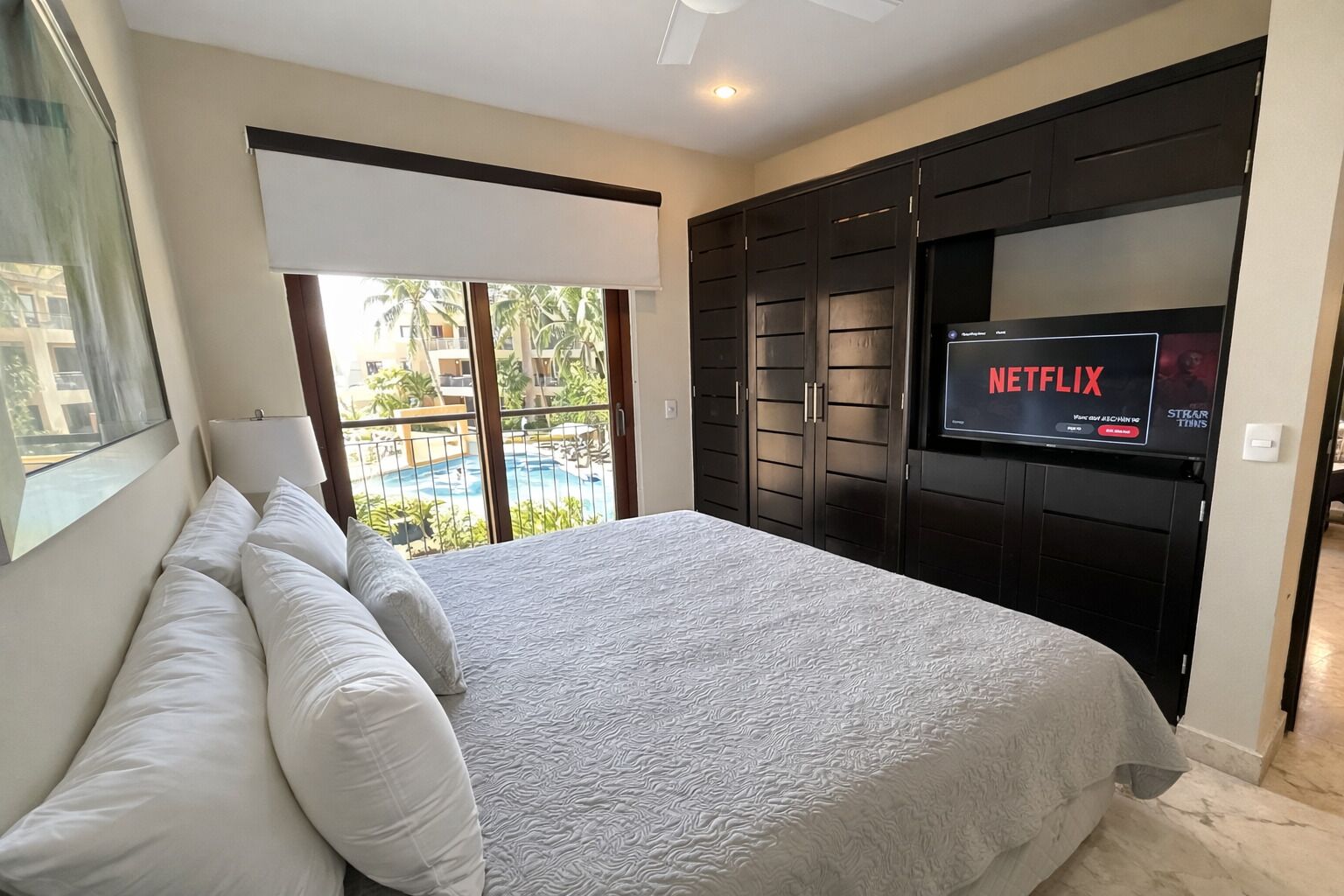 Apartamento Deluxe, vista para a piscina