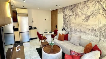 Cobertura luxo | Área de estar