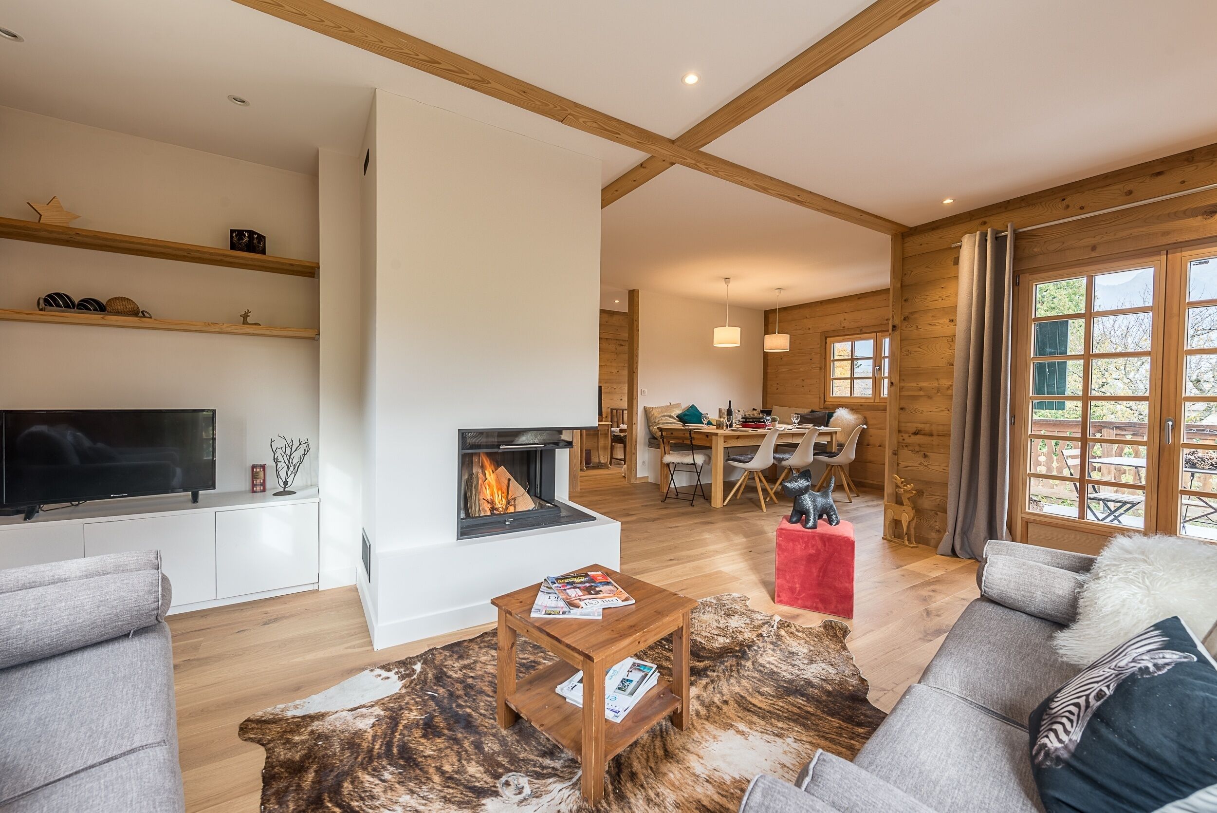 Chalet Prairie - Chalet Rénové Avec Vue Montagne - Annecy