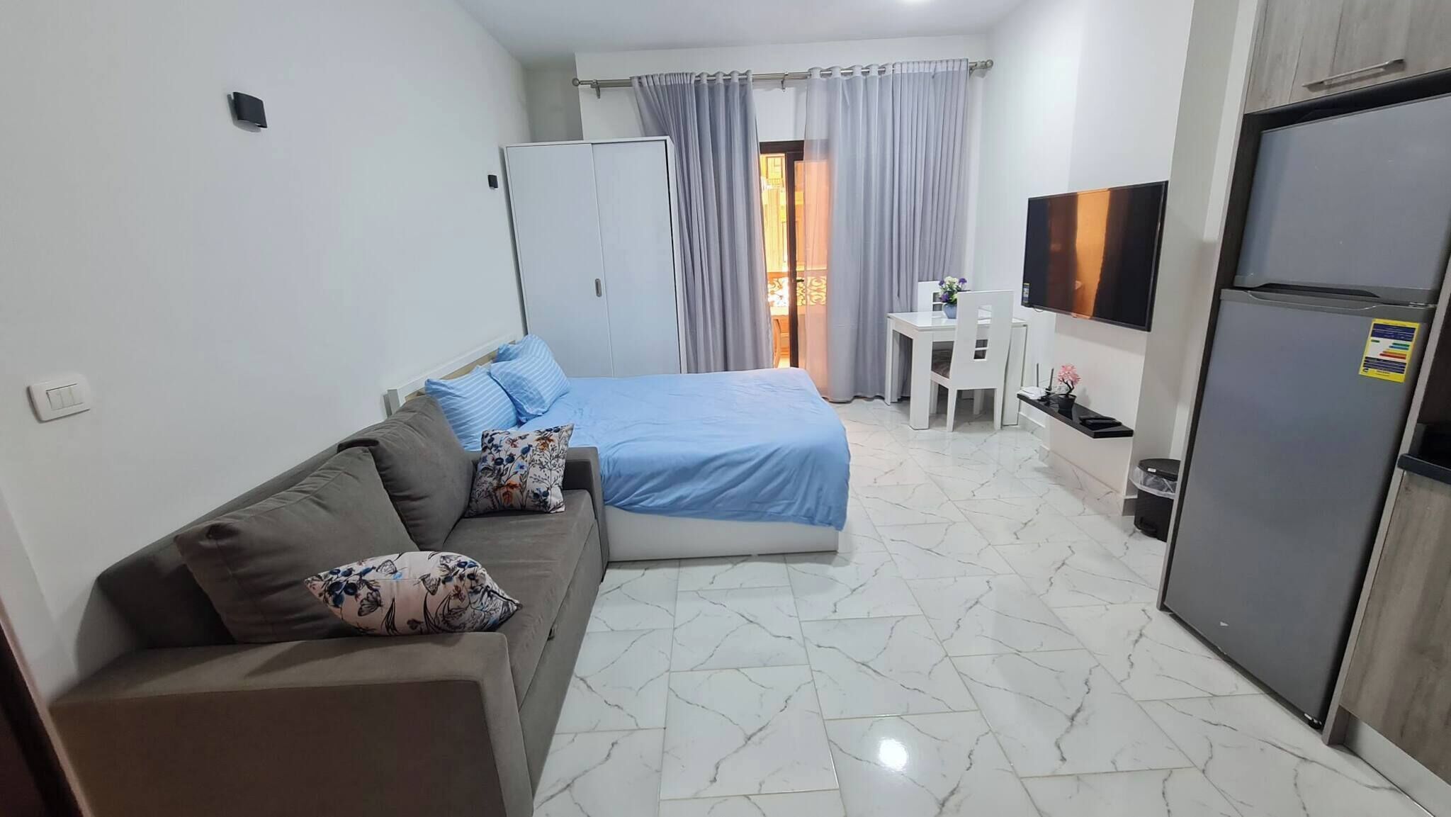 Studio  Vue Latérale Sur La Mer  Piscine  Plage Des Tortues - Égypte