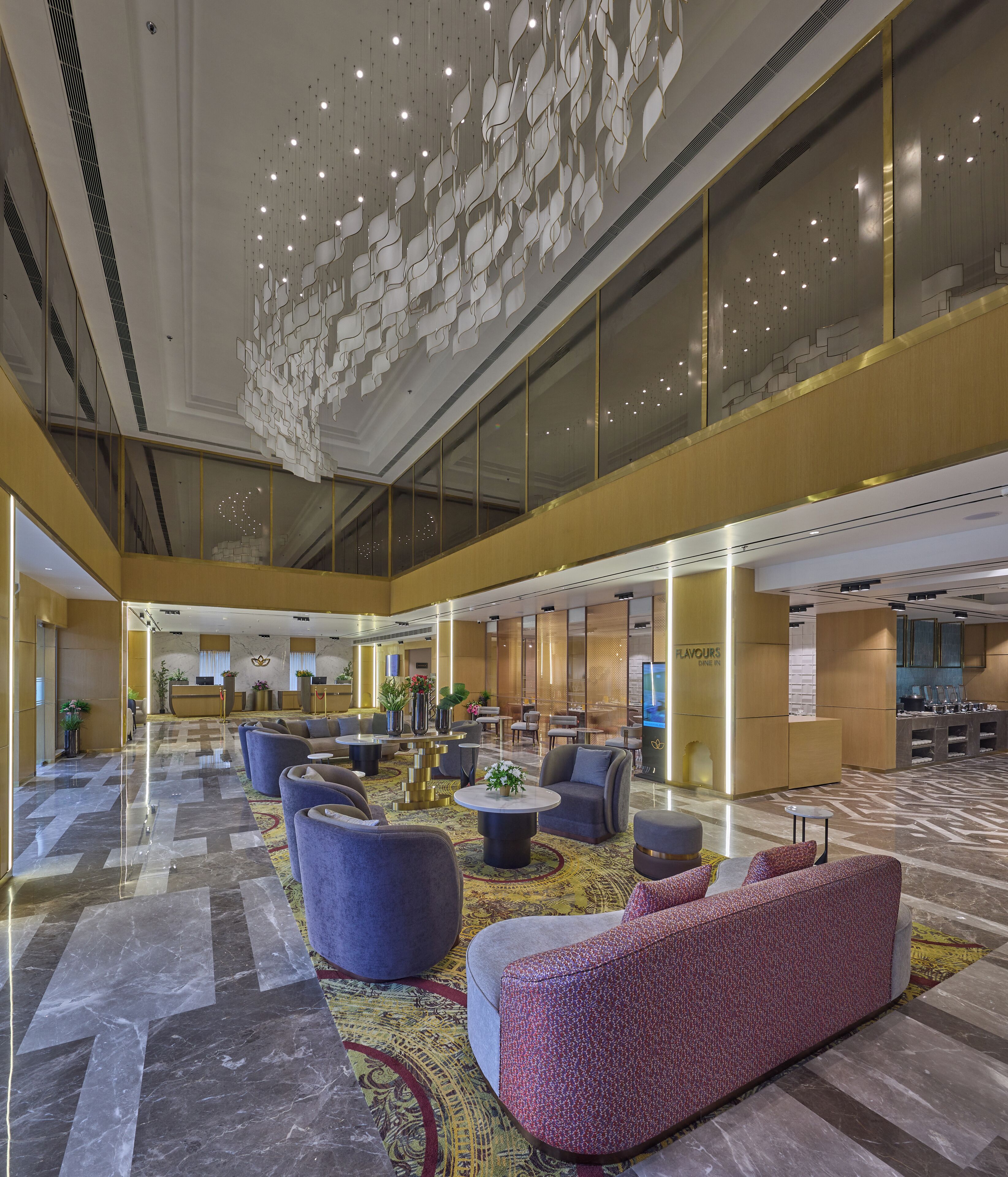 Sala de estar do lobby