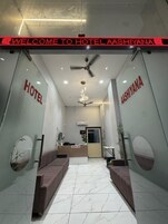 Entrada do alojamento