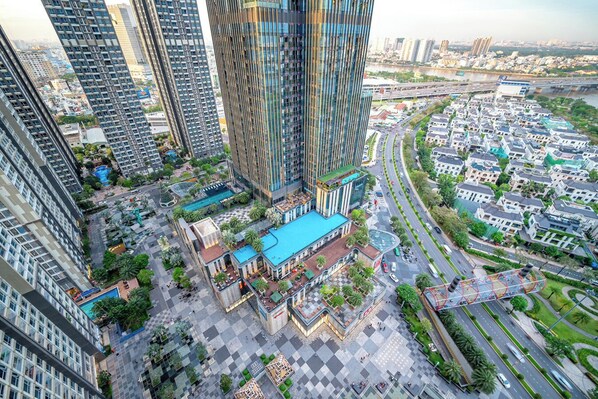 Apartamento de Luxo, 3 quartos, varanda, Vista para a cidade | Vista do quarto