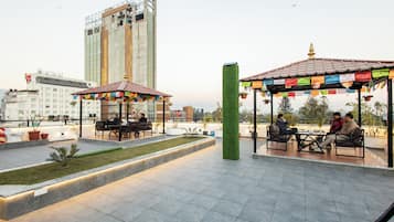 Terraço no piso superior