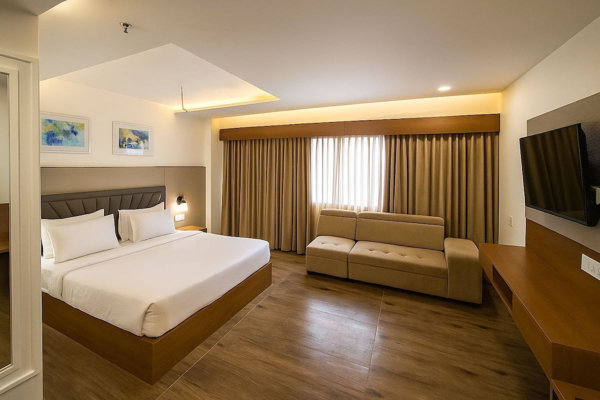 Quarto Deluxe, Vista para a cidade | Wi-fi grátis