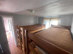 Cabana família, varanda, vista para a colina