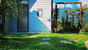 Bangalô família, sacada, vista para a montanha | Terraço/pátio