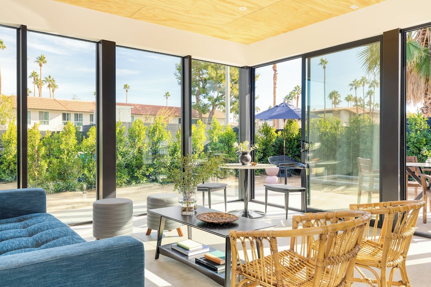 Sleeps 40 | Entire 16-room Hotel, Pool | Blackhaus - Palm Springs, CA