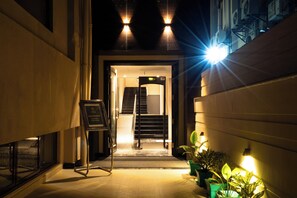 Entrada do alojamento