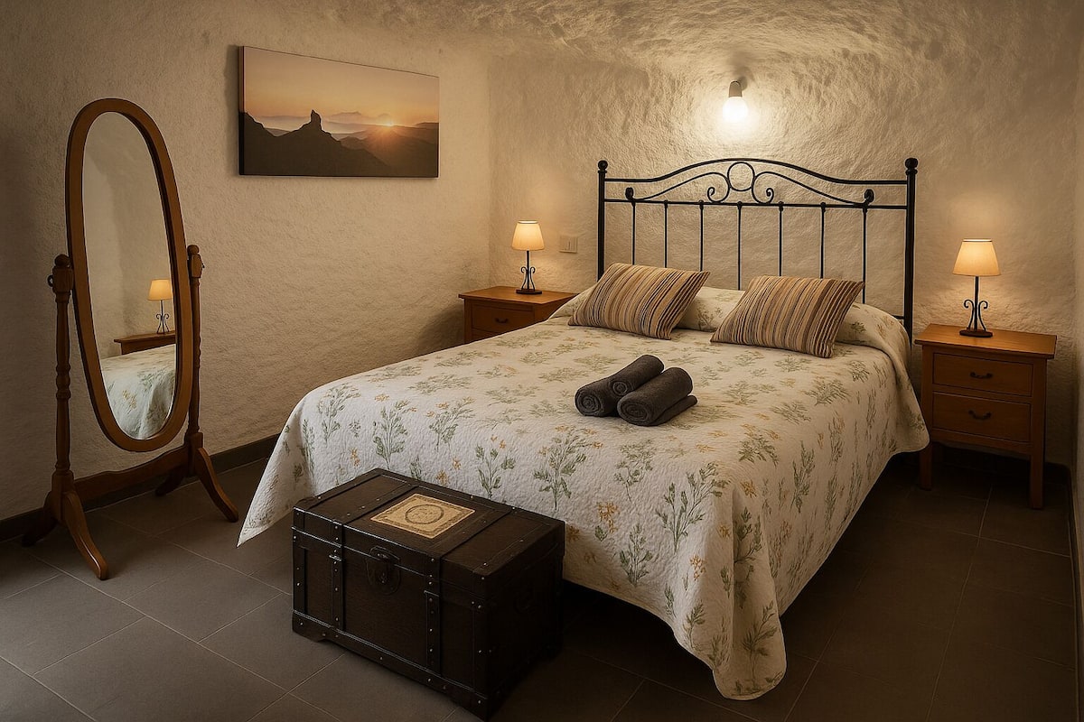 Casa conforto, vista para a montanha | Cortinas blackout, quartos à prova de som, ferros/tábuas de passar roupa
