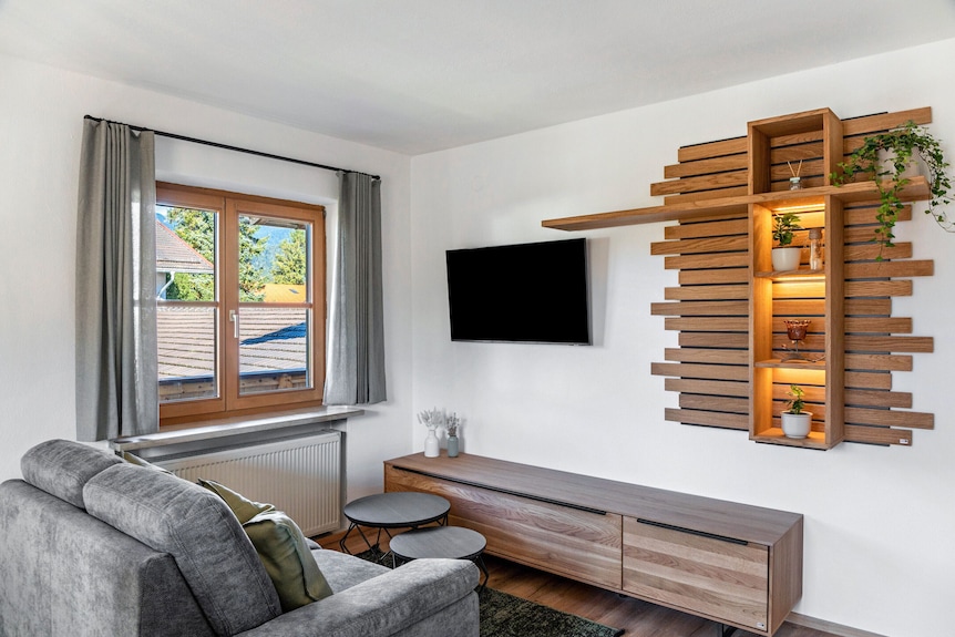 Appartement 'Waldruhe' Met Uitzicht Op De Bergen, Balkon En Wi-fi - Walchensee