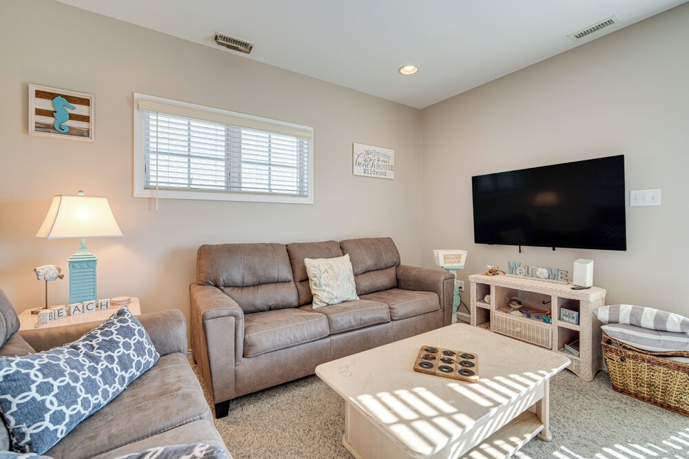 2 Blocks To Beach: Cozy Retreat In Wildwood! - Wildwood, NJ