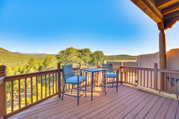 Panoramic Vistas: Glorieta Adobe Near Pecos River - Pecos Canyon State Park, Tererro
