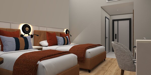 Quarto standard, sacada, vista parcial para o mar | Cofres nos quartos, Wi-Fi de cortesia