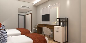 Quarto standard, sacada, vista parcial para o mar | Cofres nos quartos, Wi-Fi de cortesia