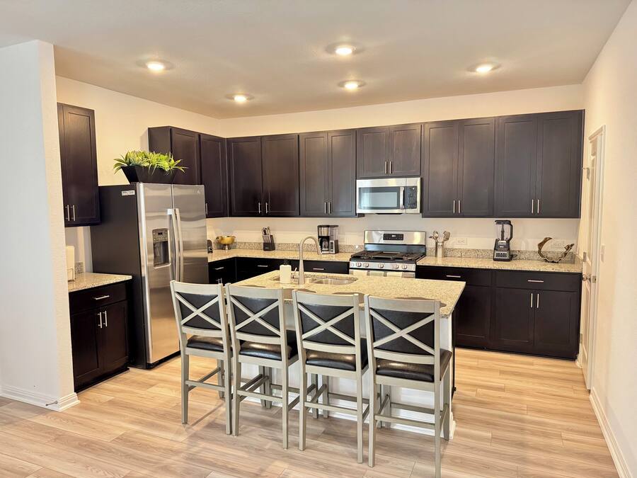 Casa superluxo, vista para o parque | Cozinha privada | Cafeteira/chaleira