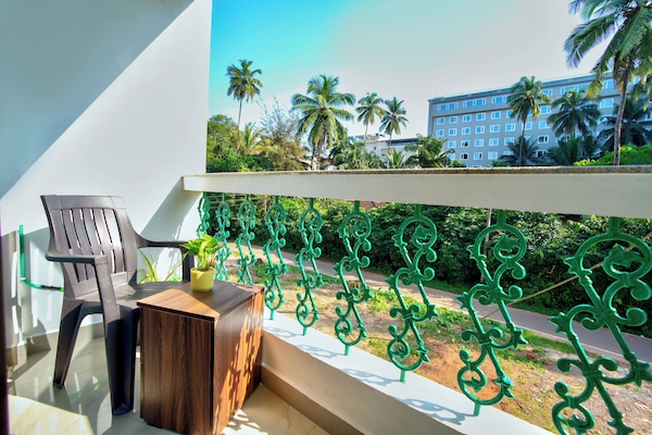 Quarto luxo, sacada | Vista para o jardim