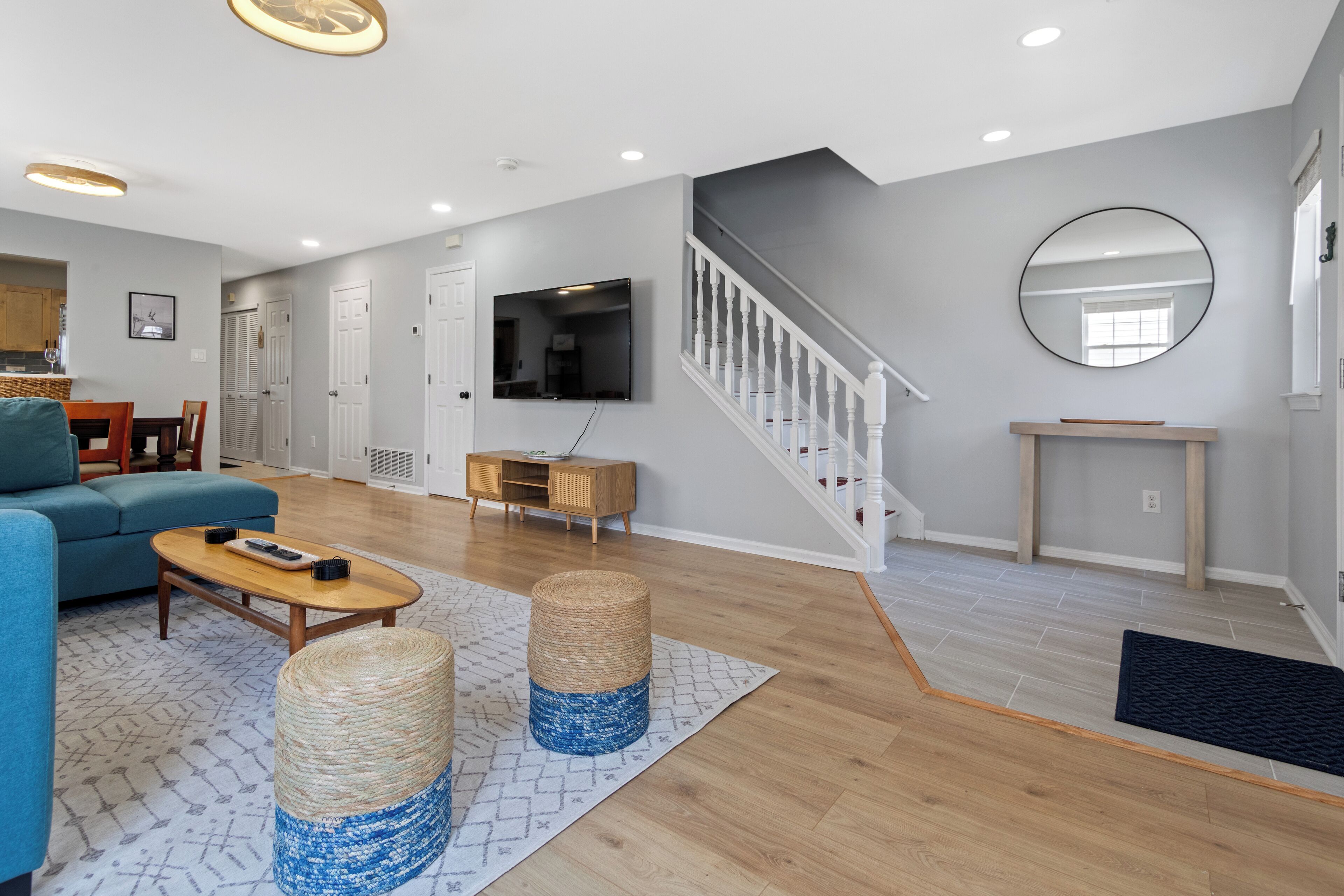 Modern 3br - Central Air + Parking - 3 Blocks To Beach + Casinos - Atlantic City, NJ