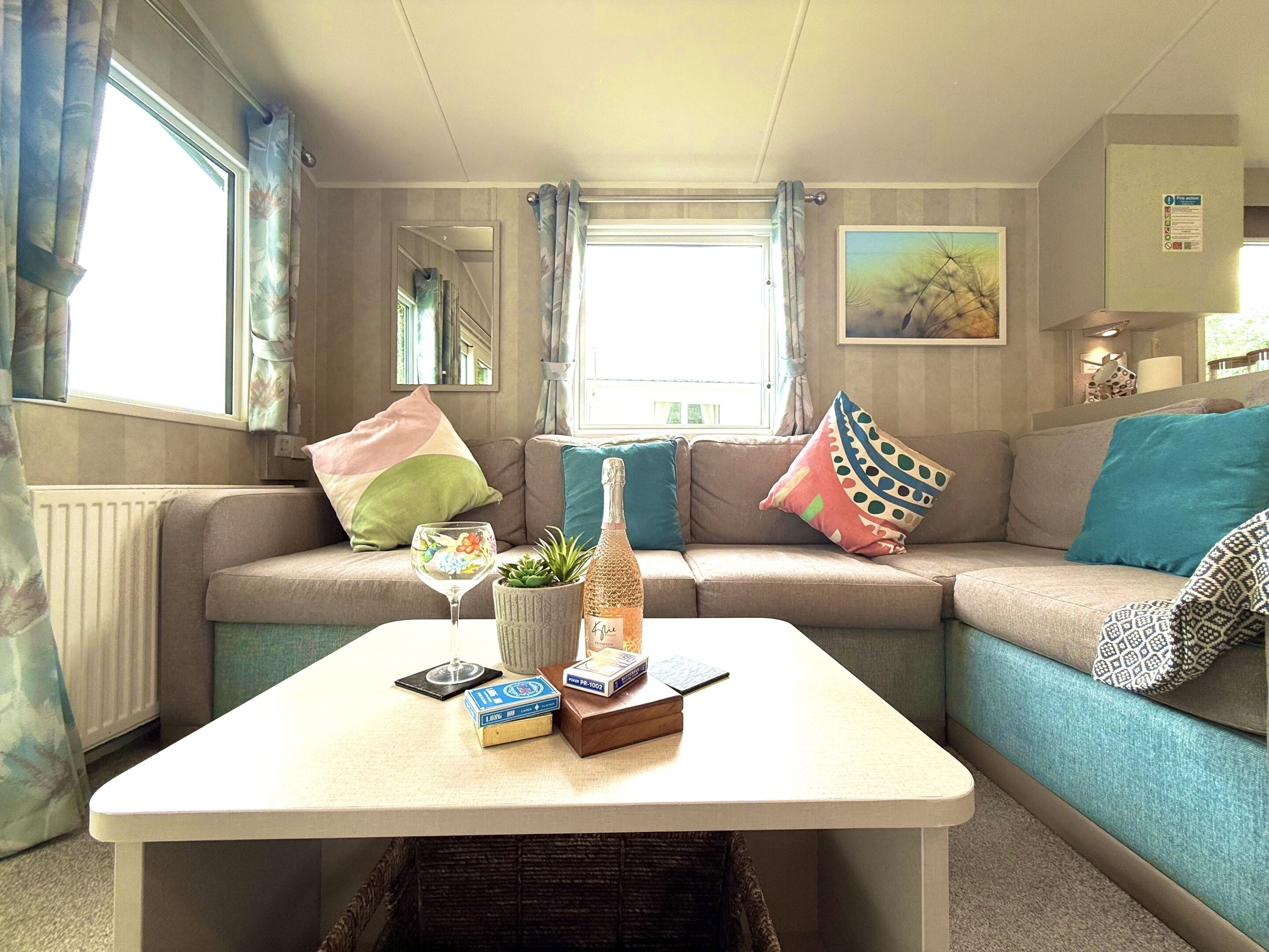 Roulotte-modern-eigenes Badezimmer-parkblick-seaside Hideaway - Filey