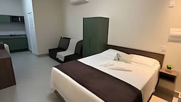 Estúdio Standard | Cortinas/cortinados opacos, ferro/tábua de engomar, Wi-fi grátis