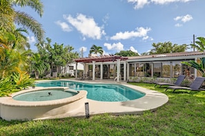 Casa Superior, vista para o canal | Terraço/pátio interior