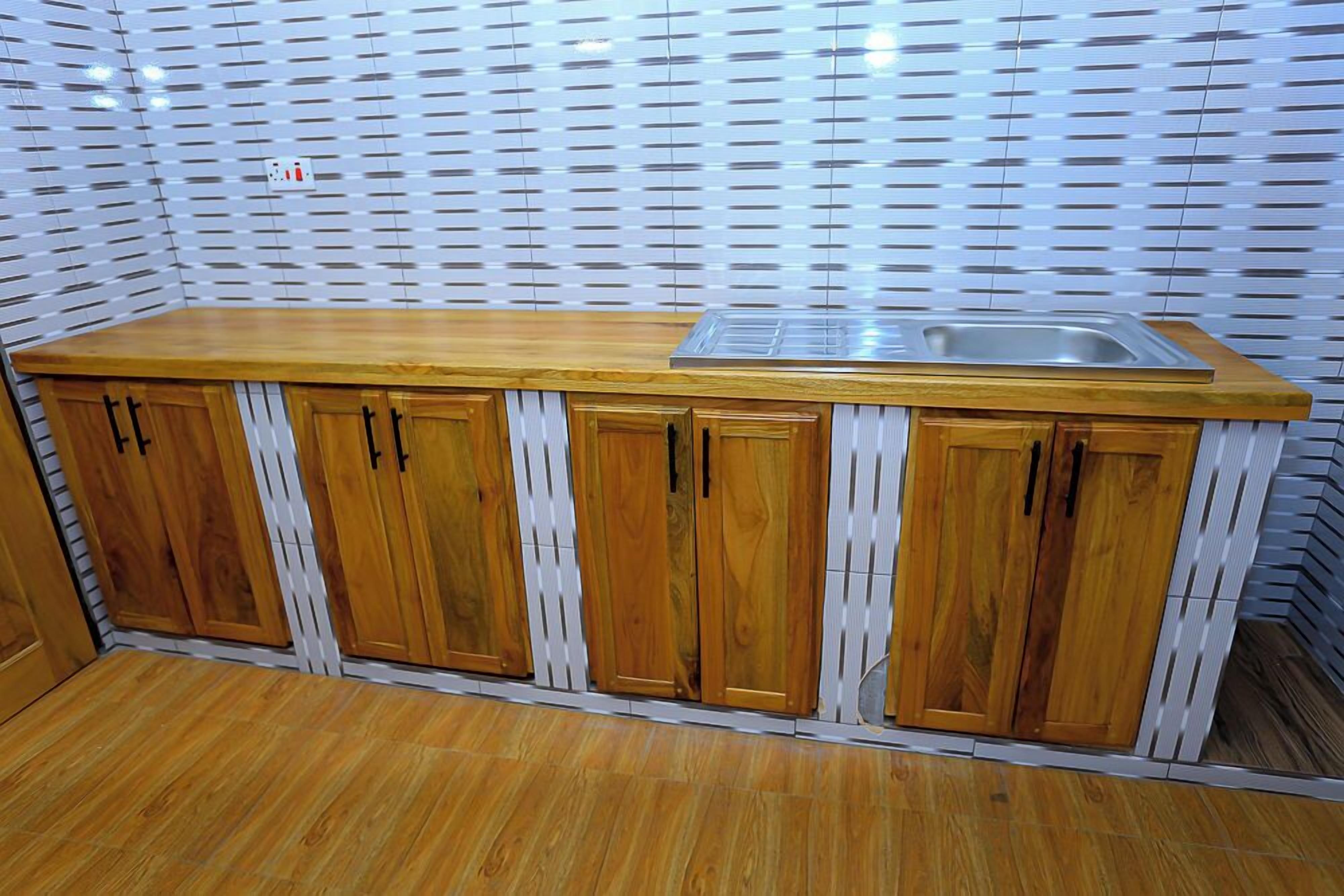 Casa de Campo Deluxe, varanda, vista para o jardim | Cozinha privada