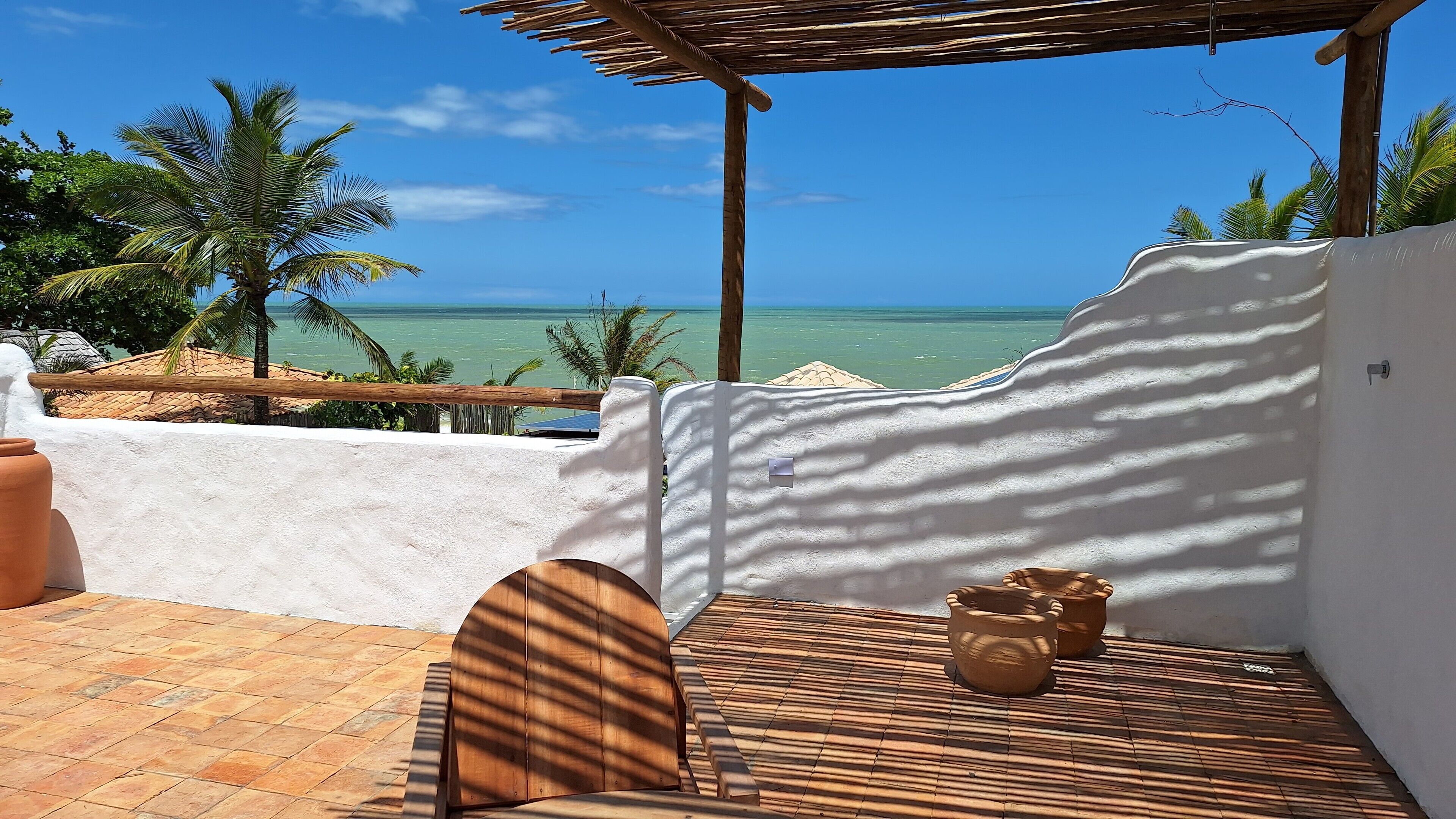 Suite Superior, vista parcial para o mar | Terraço/pátio interior