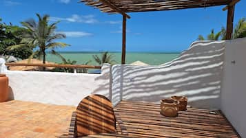 Suite Superior, vista parcial para o mar | Terraço/pátio interior
