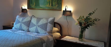 Quarto casal, para não fumantes, vista para o jardim | Wi-Fi de cortesia