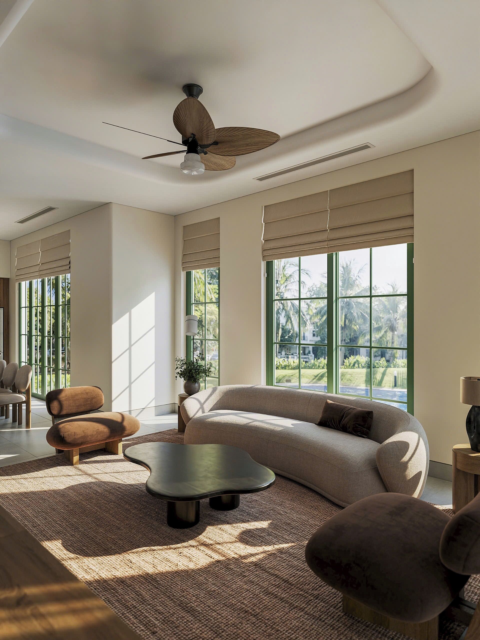 Villa de Luxo, vista para o jardim | Sala de estar | TV de ecrã plano 