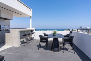 Terraço no piso superior