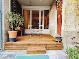 Apartamento, vista para a montanha | Terraço/pátio interior