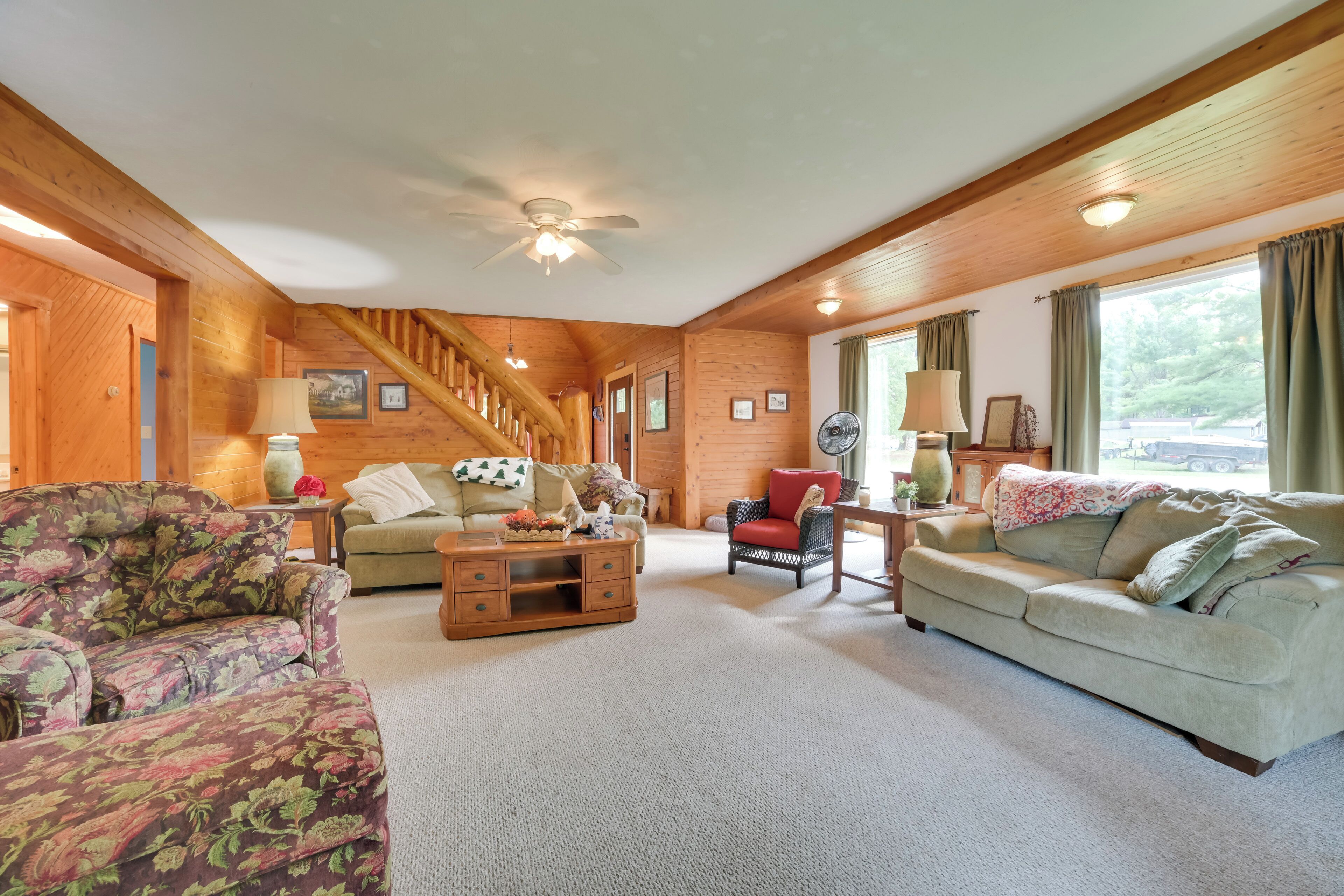 Rustic Mullett Lake Home, 3 Mi To Marina! - Indian River, MI