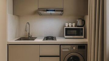 Apartamento família | Cozinha privada | Frigobar