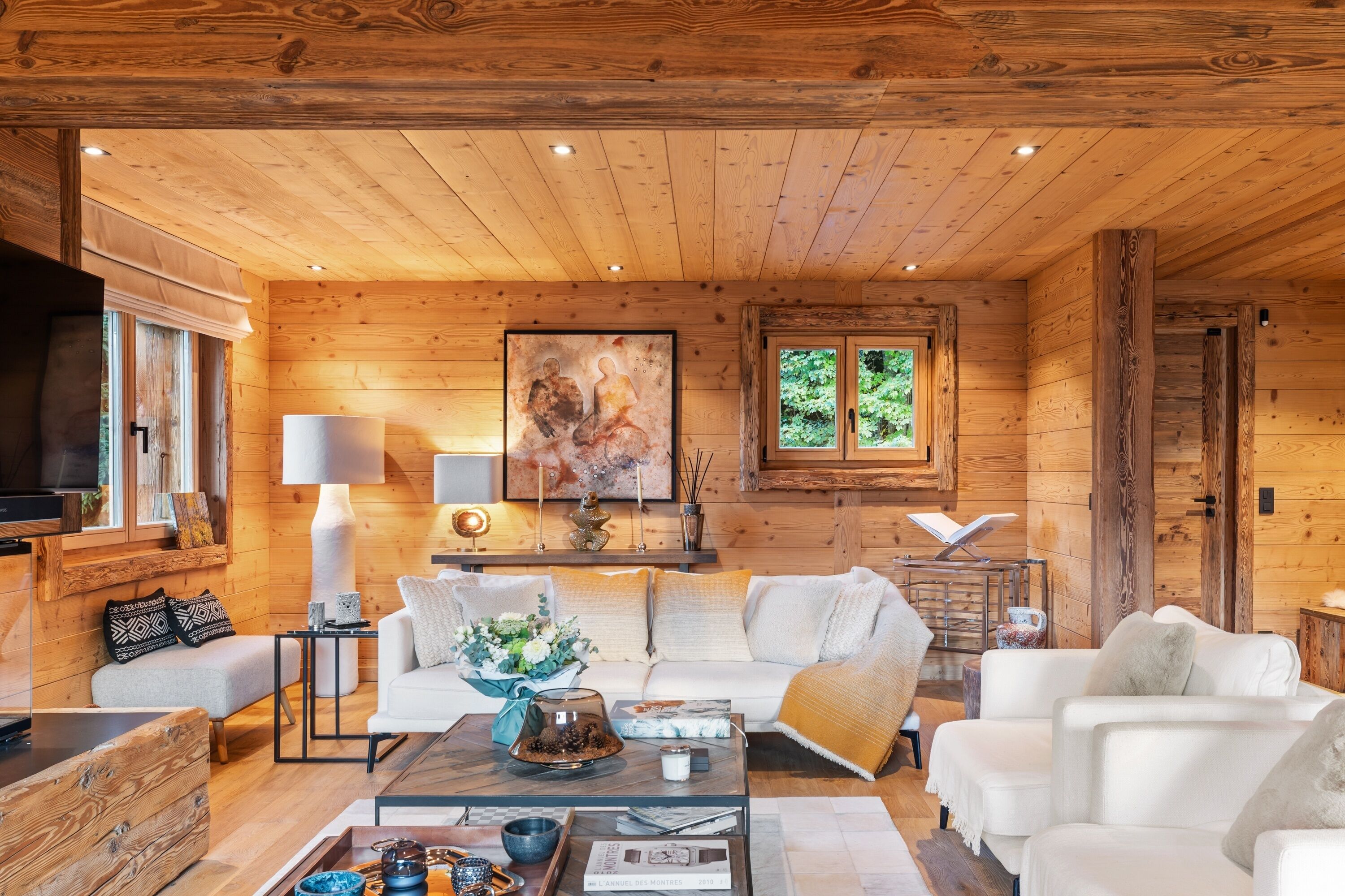 Chalet Ysalpe - Vue Montagne, Hammam, Sauna, Jacuzzi Et Salle Cinéma - Megève